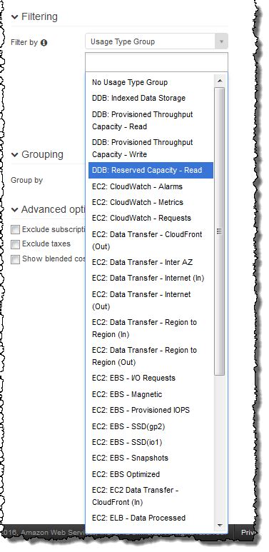 New Additional Filtering Options For Aws Cost Explorer Aws News Blog