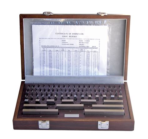 Gauge Block Set 112 Pcs Special Steel Messwelt