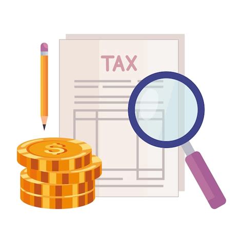 세금 신고 금융 무료 벡터