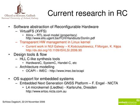 Ppt A Distributed Software Centric Architecture For Reconfigurable Embedded Systems Powerpoint