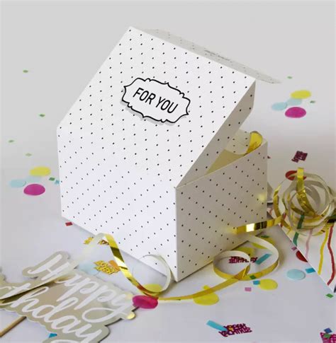Exploding Confetti Box Confetti Mail Bomb