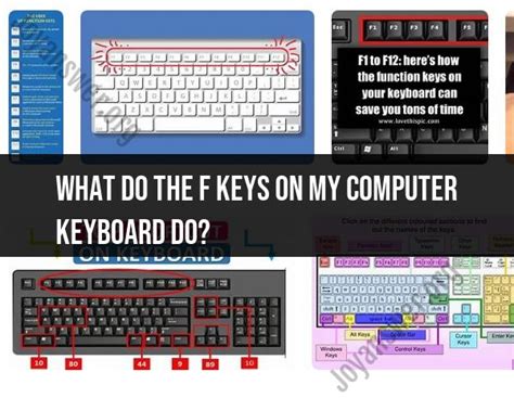 Functions Of F Keys On Computer Keyboards Key Shortcuts