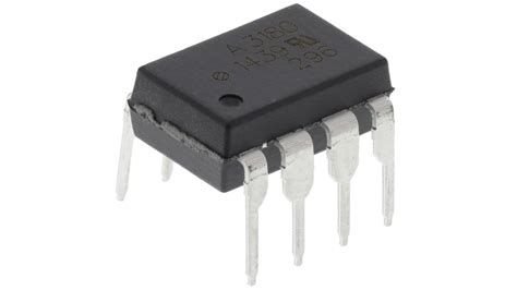 Broadcom Hcpl 3180 000e Dc Input Transistor Output Optocoupler Through Hole 8 Pin Dip Rs