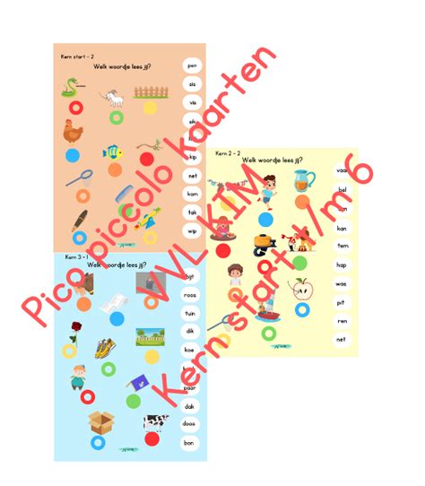 Pico Piccolo Veilig Leren Lezen Kim Start T M 6 Voor De Leerkracht