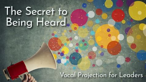 How To Project Your Voice Without Yelling Peacock Voices Posted On