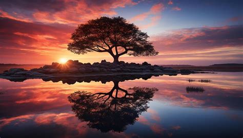 Tree Reflection Stock Photos Images And Backgrounds For Free Download