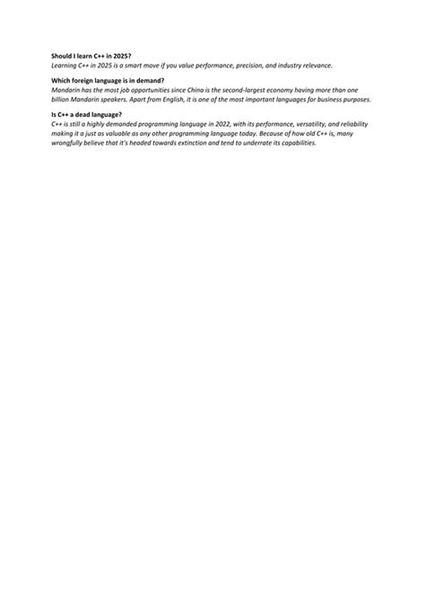 top 10 programming languages to learn in 2025 pdf