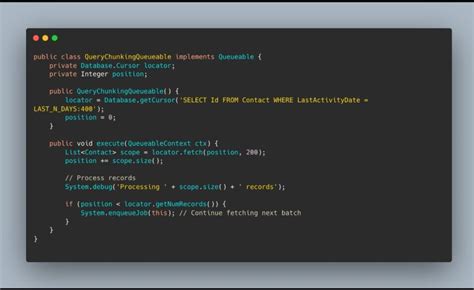 Salesforce Apex Queryoptimization Salesforcedeveloper Apexcursors Srinivas A