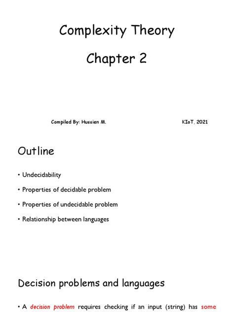 chapter 2 undecidability pdf theoretical computer science