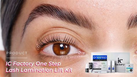 Tutorial Ic Factory One Step Lash Lamination Lift Kit Youtube