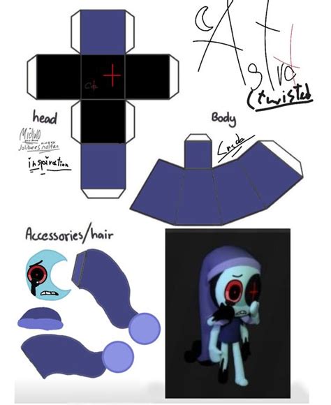 Dandy S World Papercraft Shelly Skin 12 Paper Doll Template Paper