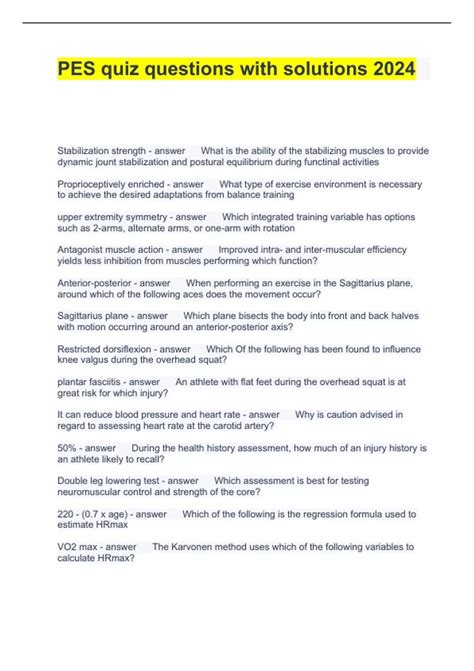 Pes Quiz Questions With Solutions 2024 Pes Stuvia Us