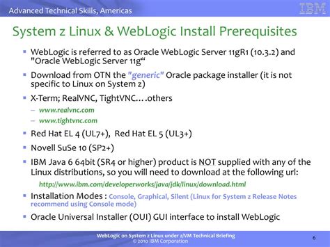 Ppt Oracle Weblogic On Ibm System Z Linux Under Z Vm Powerpoint Presentation Id