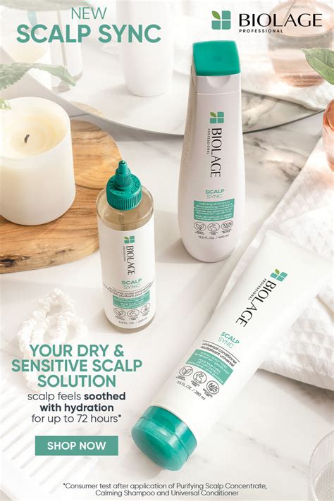 Soothe Your Scalp With Biolage Scalp Sync 🌿 Our Calming Shampoo Soothes Dry And Sensitive Scalps