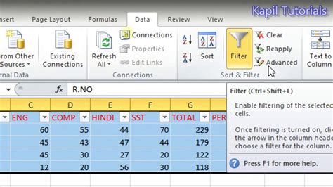 Excel Using Sorting And Filtering YouTube