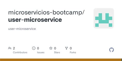 Github Microservicios Bootcamp User Microservice User Microservice