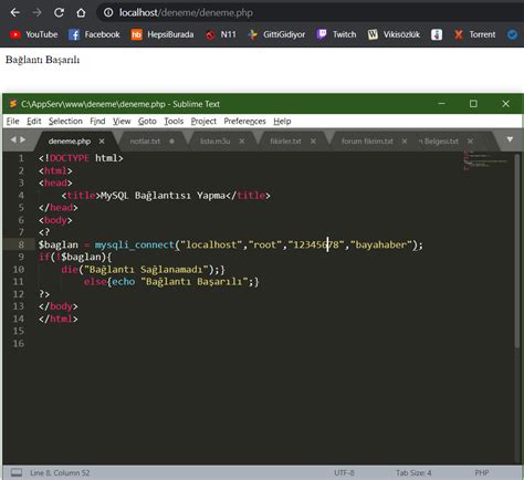 php mysql bağlantısı nasıl yapılır baya haber