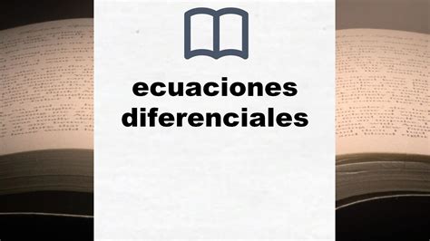 Mejores Libros Sobre Ecuaciones Diferenciales 2025 Clasificación De