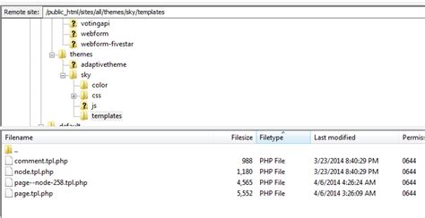 custom page tpl php not working [ 2234421]