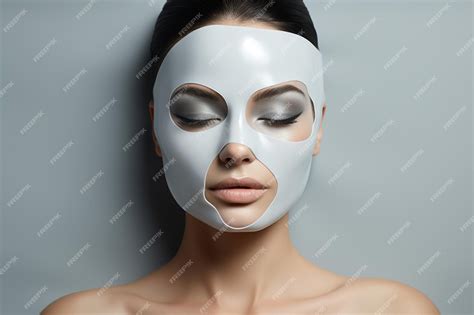 Premium Photo 3d Rendering Of A Mime Mask Isolated On A White Background