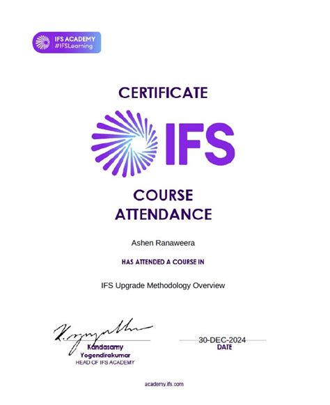 Ashen Ranaweera On Linkedin Professionaldevelopment Continuouslearning Ifs