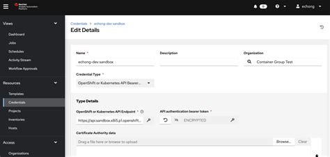 How To Setup An Openshift Container Group With Aap Automate Nyc