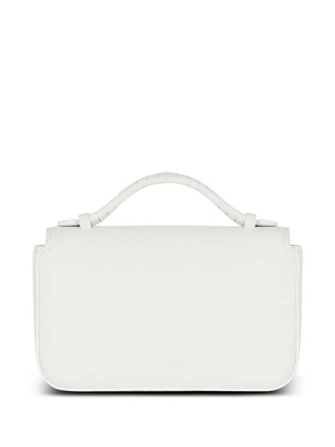 Balmain B Buzz 17 Mini Bag White Farfetch