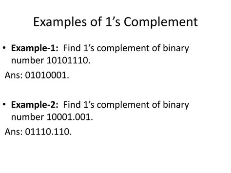 558196807 1 S And 2 S Complement Lecture 3ppt Programming Languages Computing