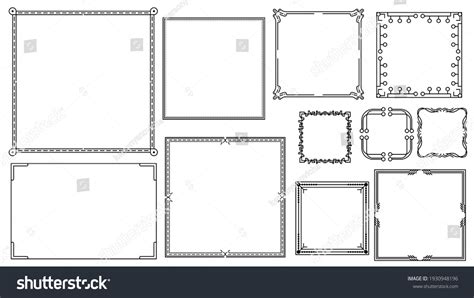 Simple Square Black Border