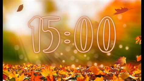 15 Minute Fall Countdown Timer Youtube