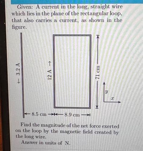 solved given a current in the long straight wire which