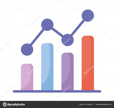 Colored Bar Graph Stock Vector Image By ©grgroupstock 503046204