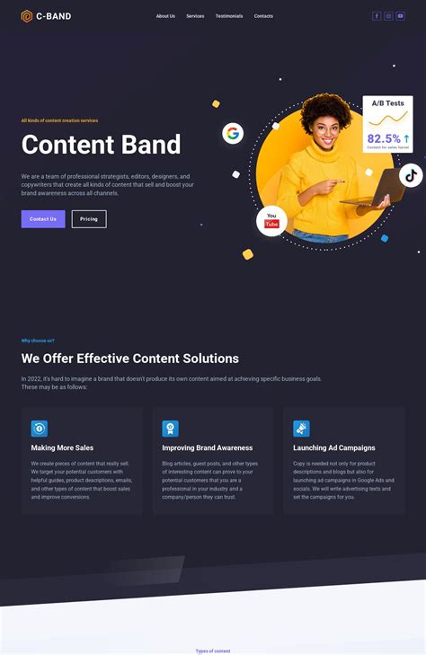 Free Website Templates Weblium