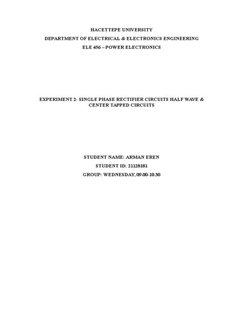 Pdf Analyzing Of Rectifier Circuits In Simulink Dokumentips
