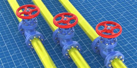 Premium Photo Oil And Gas Plant Pipeline Valve Industrial Pipeline