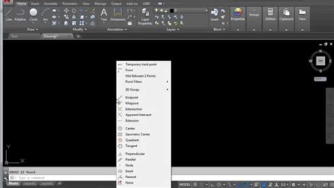 autocad object snap osnap seçenekleri ve kullanımı makine eğitimi