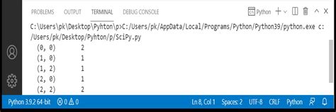 Introduction Of Python Scipy Sparse Data Codingstreets
