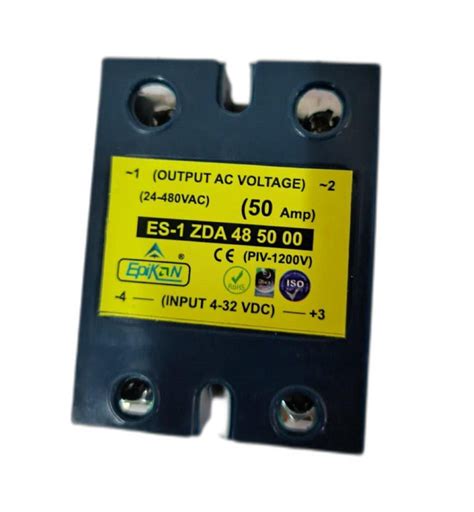 Epikon 50 Amp Solid State Relay For Control Panel Dc To Ac At ₹ 600