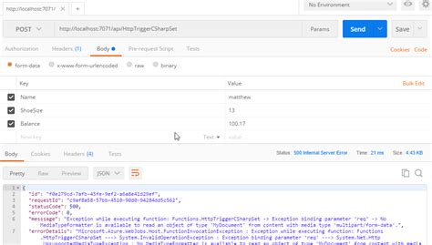 C Azure Functions Model Binding Stack Overflow