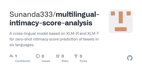 Github Sunanda333multilingual Intimacy Score Analysis A Cross