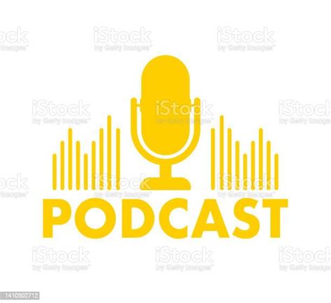 Podcast 배지 아이콘 스탬프 로고 벡터 스톡 일러스트레이션입니다 팟캐스팅에 대한 스톡 벡터 아트 및 기타 이미지 팟