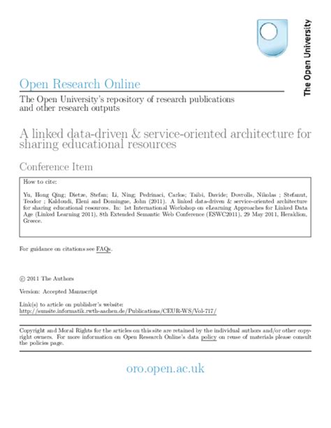 pdf a linked data driven and service oriented architecture for sharing