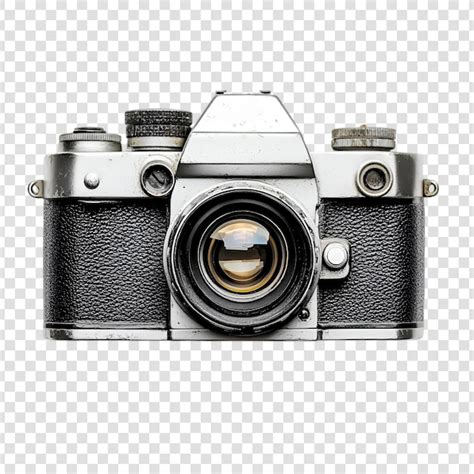 Vintage Camera Silver And Black Classic Photography Ai Generated Psd