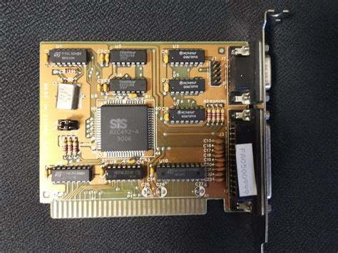 8 bit řadič sis 82c452 a isa com port 1 2 a lpt funkční aukro