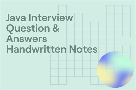 Java Interview Question And Answers Handwritten Notes