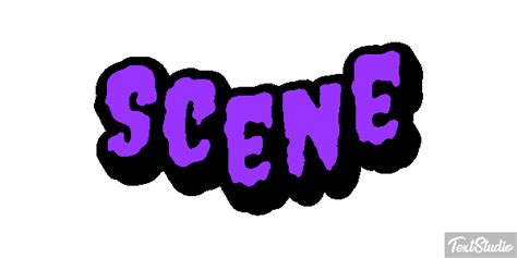Scene Word Animated Logo Designs Scene Word Animated Logo Designs