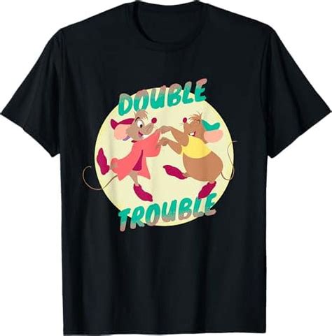 Disney Cinderella Jaq And Gus Double Trouble T Shirt