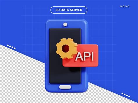 Premium Psd Smartphone Api 3d Icon