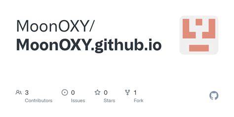 GitHub MoonOXY MoonOXY Github Io