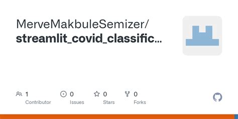 GitHub MerveMakbuleSemizer Streamlit Covid Classification